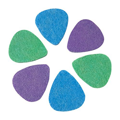 BoloPick Felt Picks for Ukulele 6 Pack (An Original Recipe)