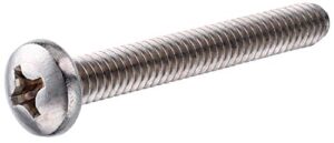 hillman 43068 4-40 x 1-1/4-inch stainless pan phillips machine screw, 50-pack,stainless steel