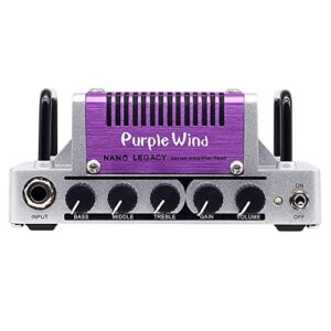 hotone nano legacy purple wind 5-watt compact guitar amp head with 3-band eq