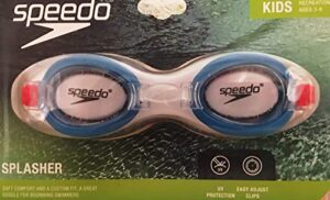 kids speedo splasher goggles - blue/clear