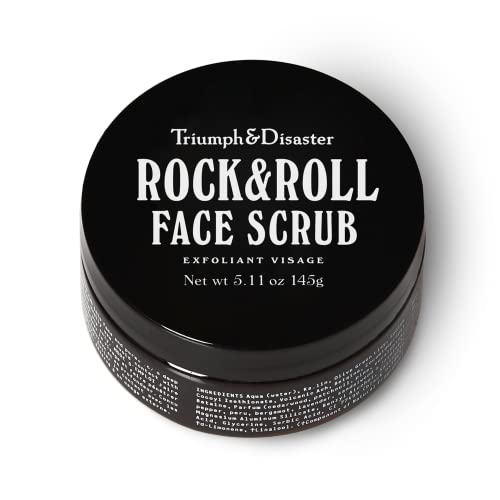 Triumph & Disaster | Rock & Roll Face Scrub for Men | Natural, Exfoliating Pore Cleansing Facial Scrub - Removing Blackheads and Dirt, 5.11 oz