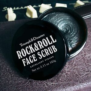 Triumph & Disaster | Rock & Roll Face Scrub for Men | Natural, Exfoliating Pore Cleansing Facial Scrub - Removing Blackheads and Dirt, 5.11 oz