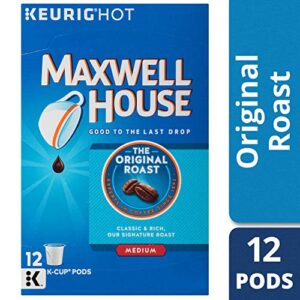 Maxwell House Original Medium Roast K-Cup Coffee Pods (12 Pods)