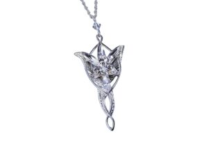 the noble collection the arwen evenstar pendant silver plated