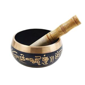 singing bowl for meditation, stress relief | tibetan singing bowl | meditation accessories | metal bowl | meditation music for relaxation & gifting