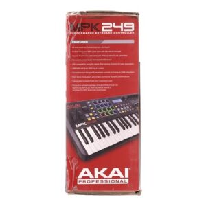 AKAI Professional MPK249 - USB MIDI Keyboard Controller with 49 Semi Weighted Keys, Assignable MPC Controls, 16 Pads and Q-Links, Plug and Play