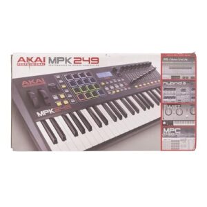 AKAI Professional MPK249 - USB MIDI Keyboard Controller with 49 Semi Weighted Keys, Assignable MPC Controls, 16 Pads and Q-Links, Plug and Play