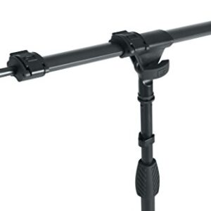 Gator Frameworks ID Series Mic Stand with Easily Adjustable CAM Releases and Boom Arm; (GFW-ID-MIC)