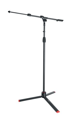 Gator Frameworks ID Series Mic Stand with Easily Adjustable CAM Releases and Boom Arm; (GFW-ID-MIC)