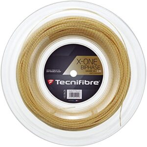 tecnifibre x-one biphase tennis string reel natural (16g)