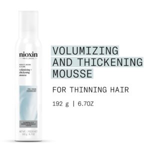 Nioxin Density Defend Styling Volumizing + Thickening Mousse, 6.7 oz (Packaging May Vary)