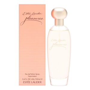 estee lauder pleasures for women eau de parfum spray, floral, 3.4 fl oz