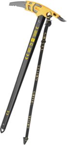 lightweight grivel gzero ice axe 74 for classical alpinism, black