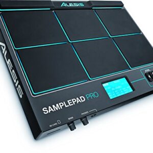 Alesis SamplePad Pro - Percussion and Sample-Triggering Instrument With 8 Velocity Sensitive Drum Pads, 200+ Built-in Sounds