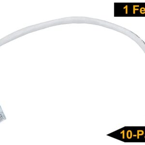 iMBAPrice 15 ' Cat5e Network Ethernet Patch Cable, 10 Pack, White (IMBA-CAT5-15WT-10PK)