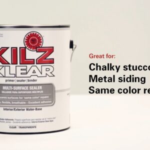 KILZ Klear Primer, Interior/Exterior, Clear, 1 Gallon