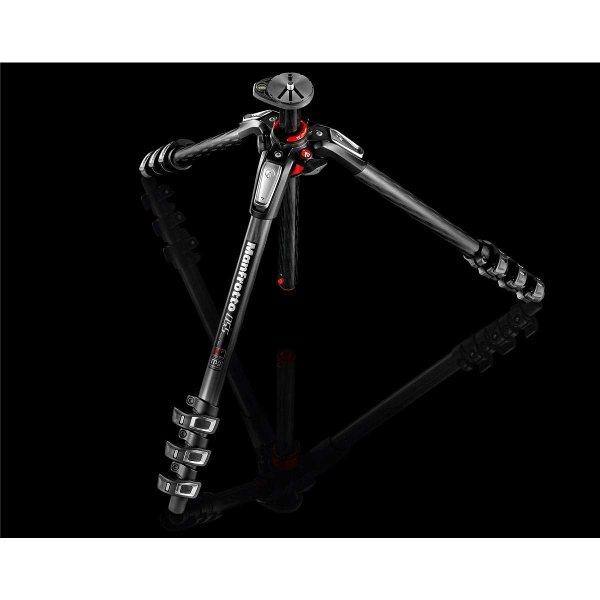 Manfrotto 055 4-Section Carbon Fiber Tripod with Horizontal Column