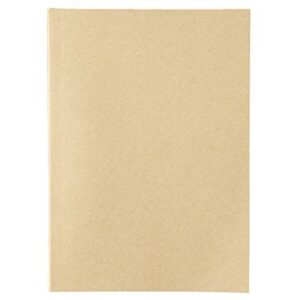 muji blank mini notebook japanese paperback-size unruled 144sheets