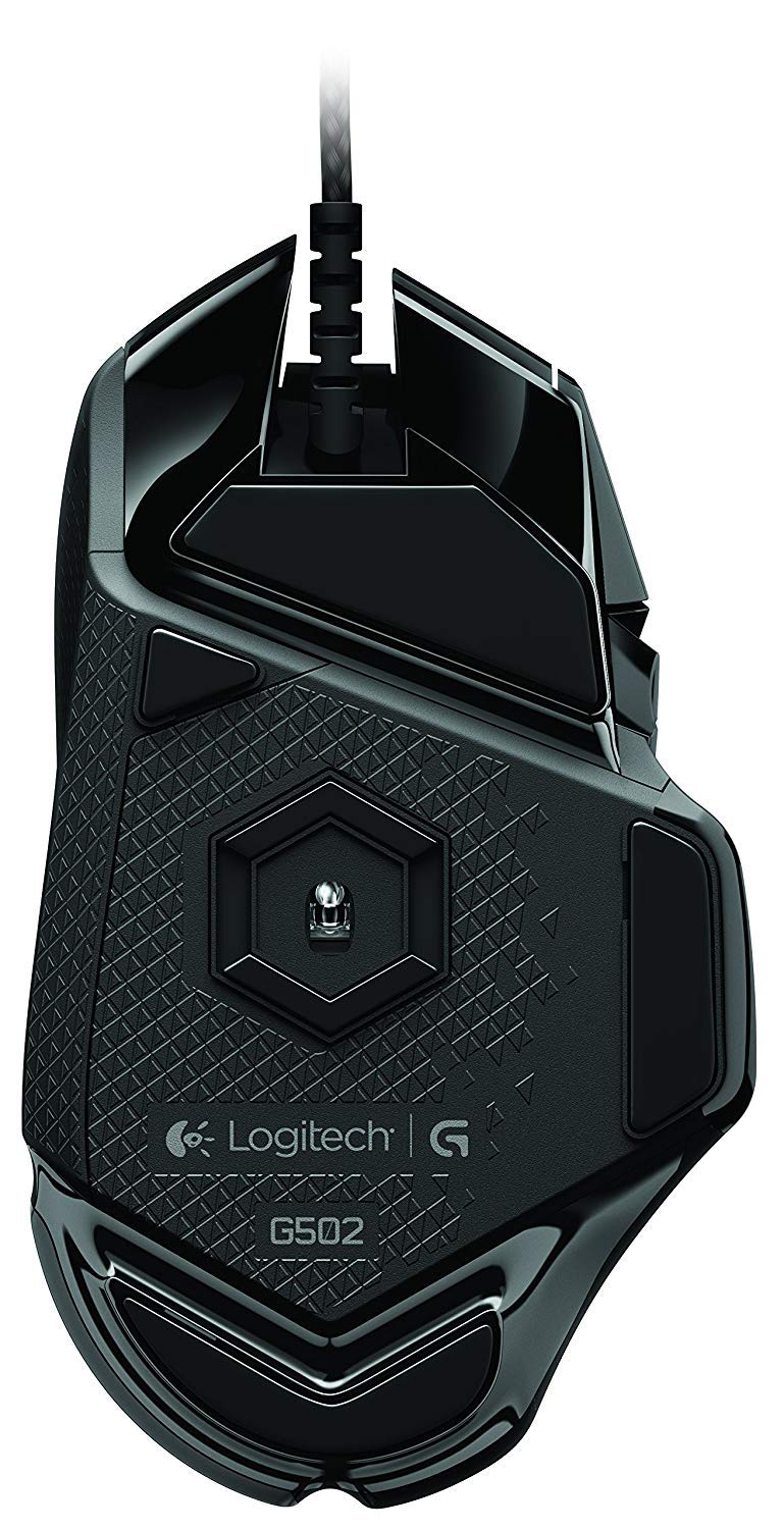 Logitech G502 Proteus Core Tunable Gaming Mouse, 12,000 DPI On-The-Fly DPI Shifting, Personalized Weight and Balance Tuning with (5) 3.6g Weights, 11 Programmable Buttons, Fully Customizable Surface