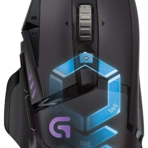 Logitech G502 Proteus Core Tunable Gaming Mouse, 12,000 DPI On-The-Fly DPI Shifting, Personalized Weight and Balance Tuning with (5) 3.6g Weights, 11 Programmable Buttons, Fully Customizable Surface