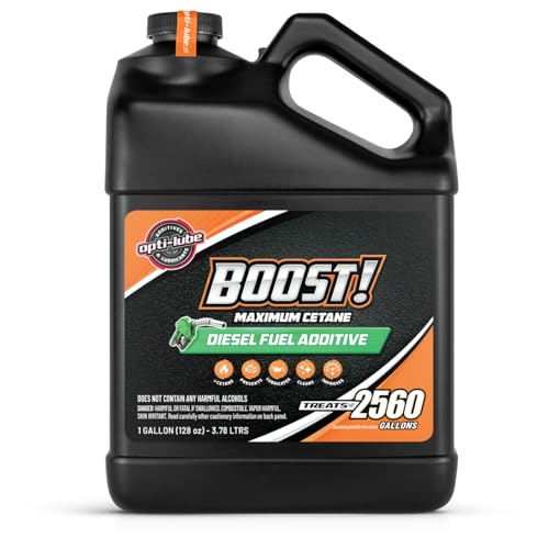 Opti-Lube Boost! Maximum Cetane Formula Diesel Fuel Additive: Gallons (1 Gallon (Treats 2560 Gallons))