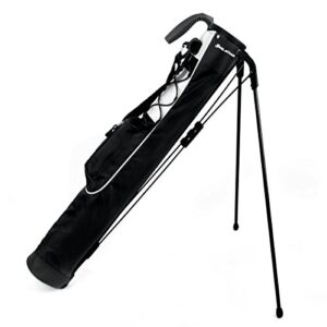 orlimar pitch & putt golf lightweight stand carry bag, black , regular