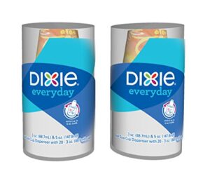 dixie bath cup dispenser, combo pack (colors may vary), 1 count (pack of 2)