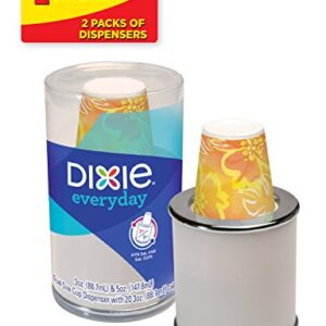 Dixie Bath Cup Dispenser, Combo Pack (Colors May Vary), 1 Count (Pack of 2)