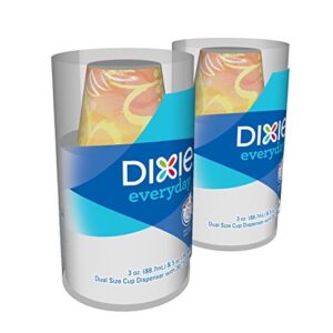 Dixie Bath Cup Dispenser, Combo Pack (Colors May Vary), 1 Count (Pack of 2)