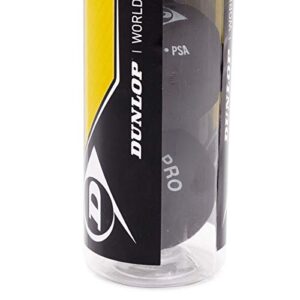 Dunlop Sports Pro XX Squash Ball V22, 3-Ball Tube