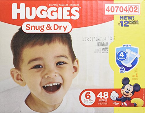 Huggies Snug & Dry Disney Baby Stage 6 Diapers (Over 35 lb) - 48 CT