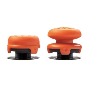 KontrolFreek FPS Freek Vortex for Playstation 4 (PS4) and Playstation 5 (PS5) Controller | Performance Thumbsticks | 1 High-Rise Convex, 1 Mid-Rise Concave | Orange