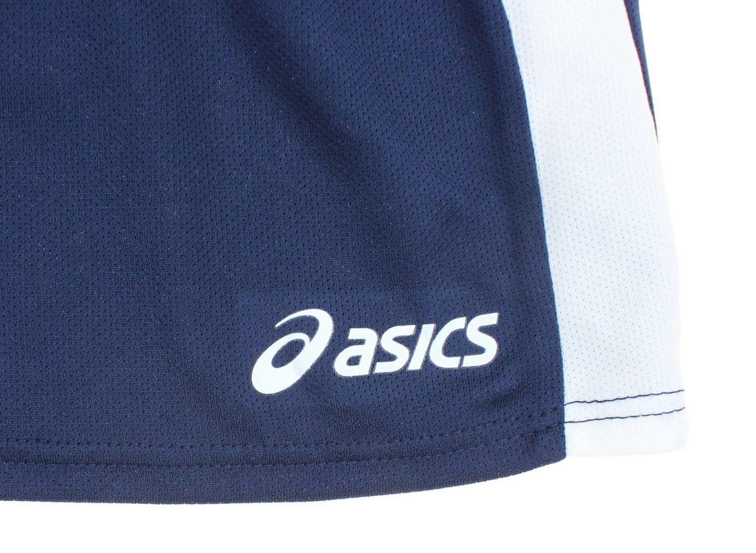 ASICS Women's Medley Short (Small, Navy-White)