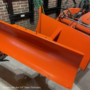 Titan Attachments 3/8in Universal Quick Tach Mount Plate, Thick Plate Attachment, Fits Kubota and Bobcat Skid Steers and Tractors