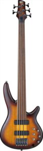 ibanez sr bass workshop 5-string electric bass (brown burst flat)