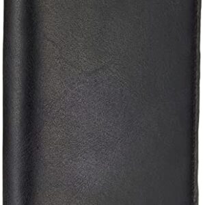 Secrid Men Slim Wallet Genuine Leather RFID Card Case Max 12 Cards, Black, 14mm slim