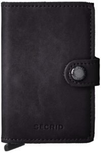 secrid men's card cases, black, one size