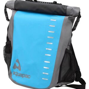 Aquapac Heavyweight 28L Waterproof Toccoa Backpack Cool Blue, Made in the UK, Travel Essential, 5 Year Warranty, Watersports, Hiking, Mountain Biking, Extreme Sports