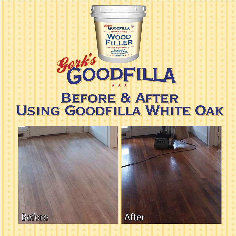 Water-Based Wood & Grain Filler - Walnut - 8 oz by Goodfilla | Replace Every Filler & Putty | Repairs, Finishes & Patches | Paintable, Stainable, Sandable & Quick Drying