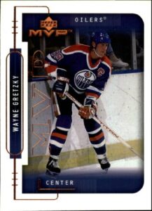 1999 upper deck mvp hockey card (1999-00) #1 wayne gretzky