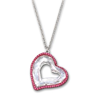 swarovski crystal mini sweet heart pendant