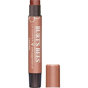 burts lip shimmer caramel size .09z burts lip shimmer caramel .09z