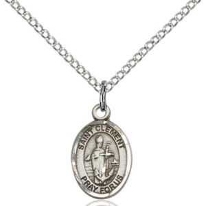 bliss Sterling Silver Saint Clement Petite Charm Medal, 1/2 Inch