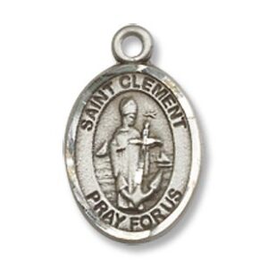 bliss Sterling Silver Saint Clement Petite Charm Medal, 1/2 Inch