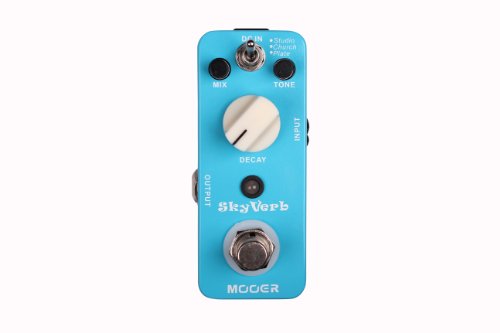 Mooer EQ Effects Pedal, 2.25 x 4.25 x 1.75 (Skyverb)