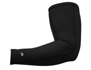 phiten titanium compression single arm sleeve, heather black, medium