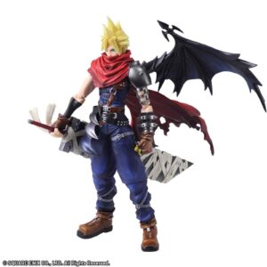 square enix final fantasy bring arts cloud strife (another form variation) action figure, multicolor