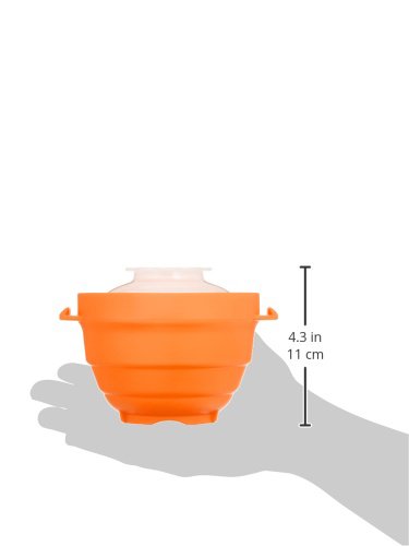 Richell Silicone Baby Food Steamer Orange