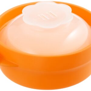 Richell Silicone Baby Food Steamer Orange