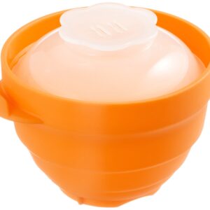 Richell Silicone Baby Food Steamer Orange